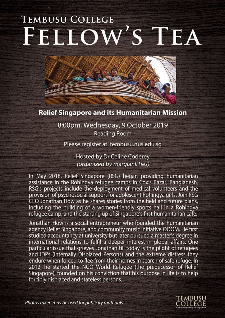 Fellow's Tea with Jonathan How - Tembusu College